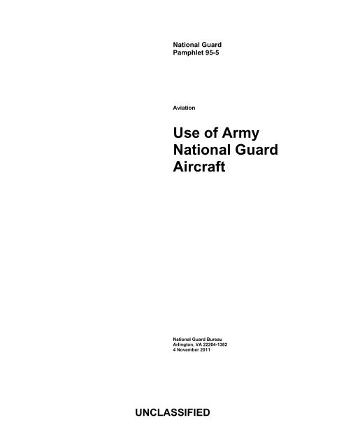 Use of Army National Guard Aircraft - NGB Publications and Forms ...