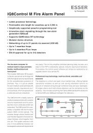 IQ8Control C Fire Alarm Panel - IES