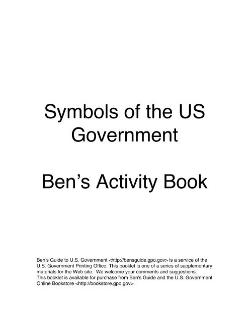 Symbols of the US Government Activities - UT Extension