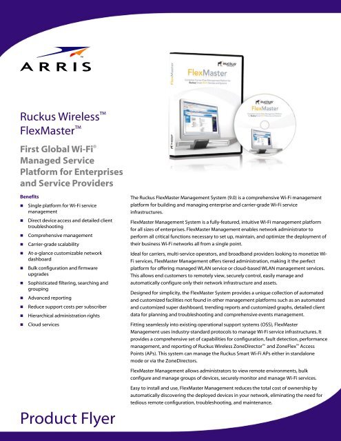 FlexMaster Management System - Arris