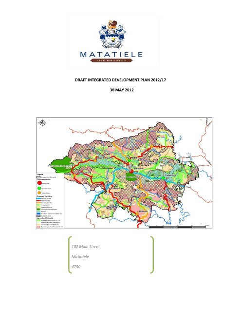 MATATIELE FINAL IDP 2012-2017-30 MAY_Part1.pdf - Provincial ...