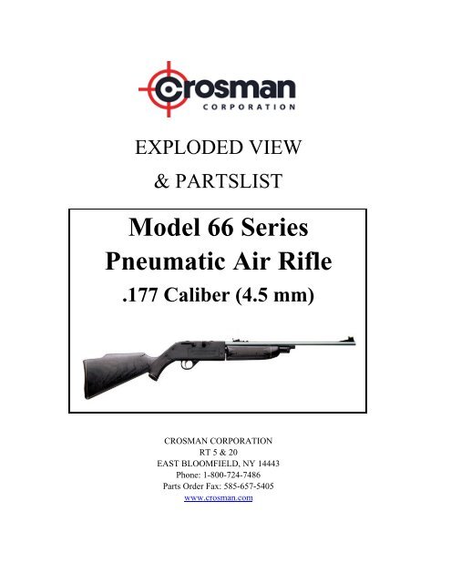 Pneumatic Air Rifle Model 66 Series - Crosman