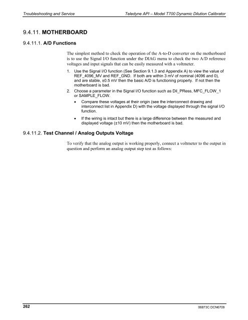 Troubleshooting and Servi