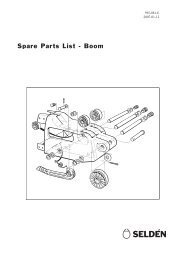 Spare Parts List - Boom From 2008 - Seldén Mast