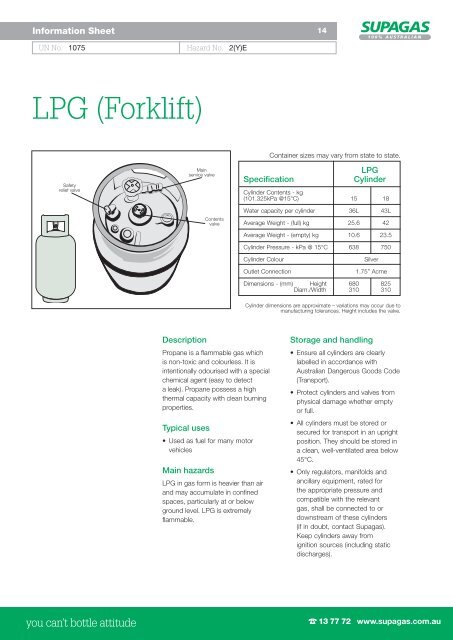 LPG (Forklift) - Supagas