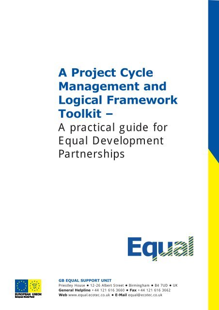 A Project Cycle Management and Logical Framework ... - All In Diary
