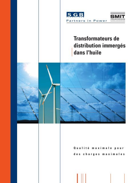 Transformateurs de distribution immergés dans l'huile
