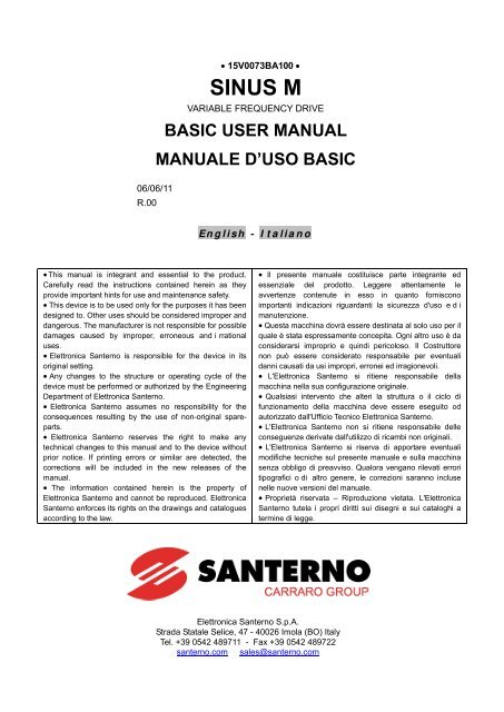 SINUS M - Santerno