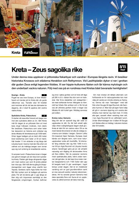 Kreta – Zeus sagolika rike - Solresor