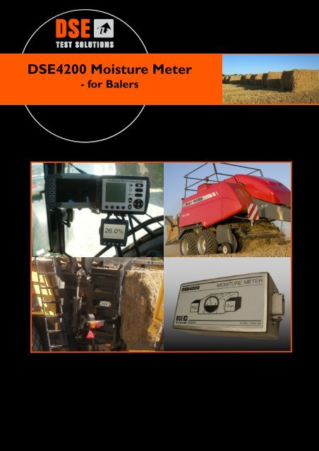 DSE4200 Moisture Meter - DSE Test Solutions