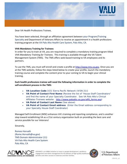 Requirement #4 â Instructions for completing Mandatory Training