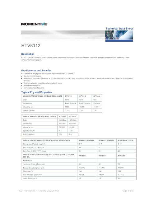 RTV8112 - EV Roberts