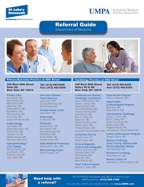 Referral Guide - UMPA