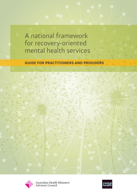 National Mental Health Recovery Framework 2013-Guide-practitioners ...