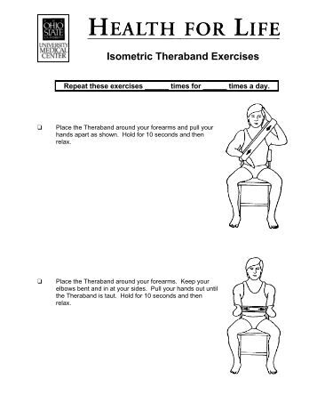 1 1 Theraband Strengthening Exercises These resistance exercises ...