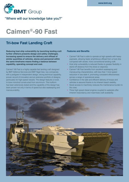 CaimenÂ®-90 Fast - BMT Defence Services
