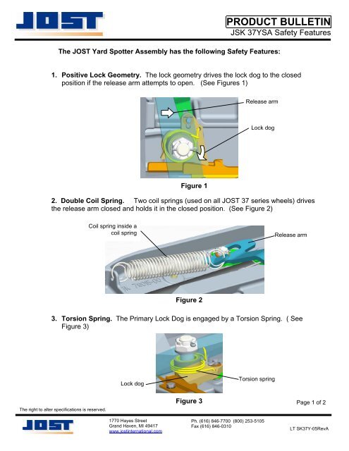 Safety Features - JOST International