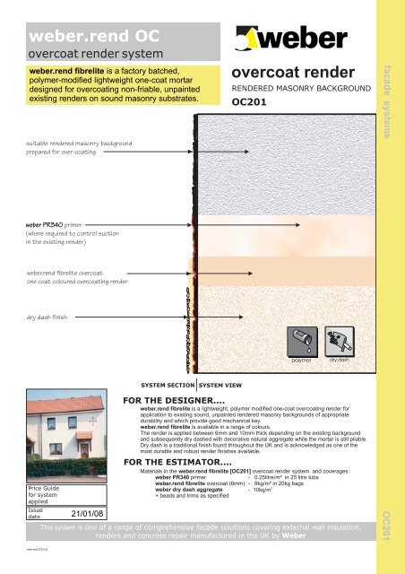 overcoat render - Weber Ireland