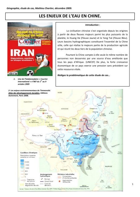 géographie de la chine pdf
