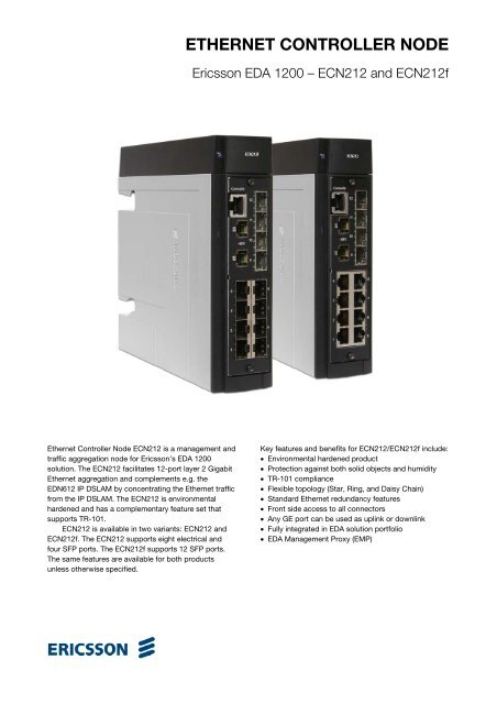 Ericsson EDA 1200 - FreeGate Networks