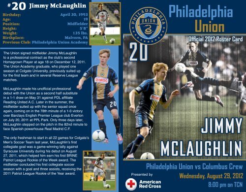 Roster Card - Philadelphia Union