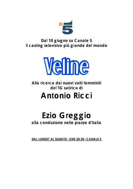 Veline - Mediaset.it