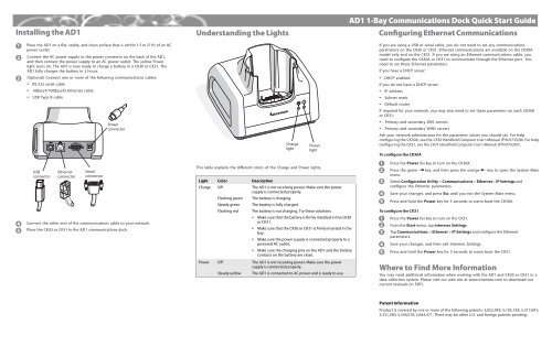 Installing the AD1 1 2 3
