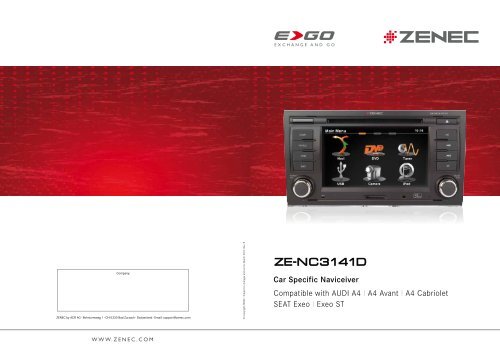 ZENEC E>GO ZE-NC3141D