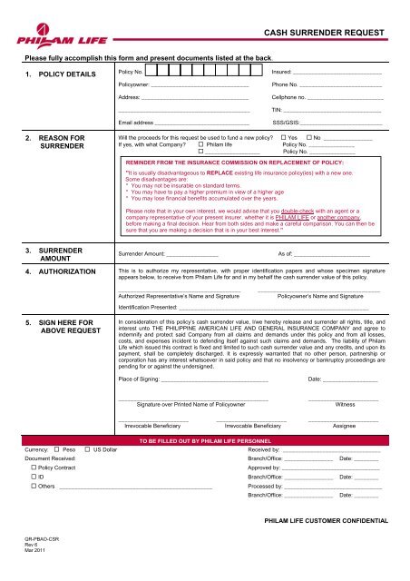 Life Insurance Policy Sample