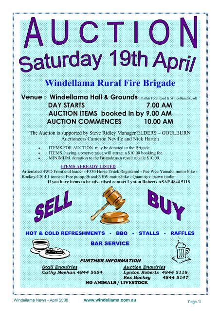 Pages 31-40 - Windellama Community Website