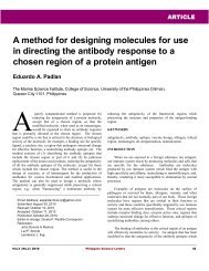 CAESAR SALOMA: - Philippine Science Letters