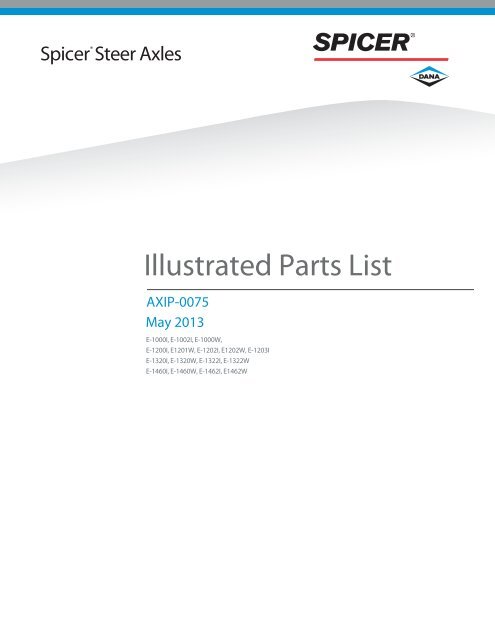 Illustrated Parts List