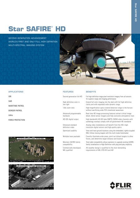 Star SAFIRE HD - A4 09012011.indd - FLIR.com - FLIR Systems