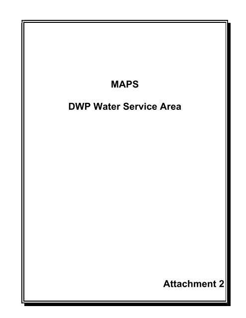 Maps â DWP Water Service Area