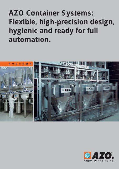 AZO Container Systems: Flexible, high-precision design, hygienic ...