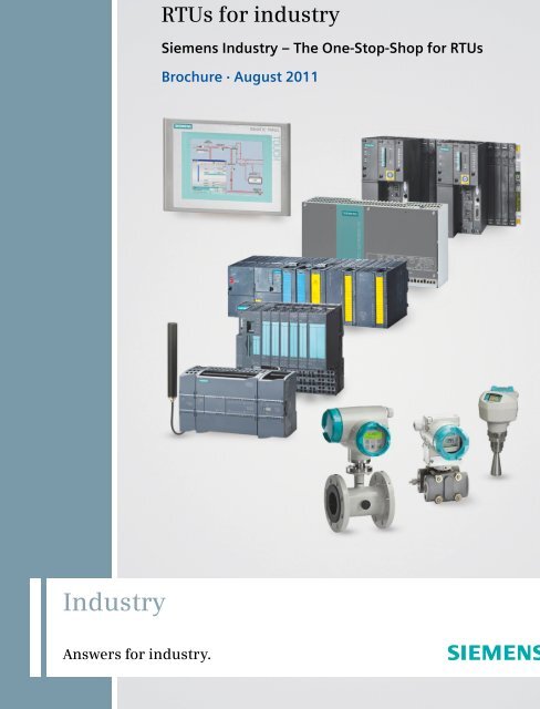RTUs for industry - Automation Technology - Siemens