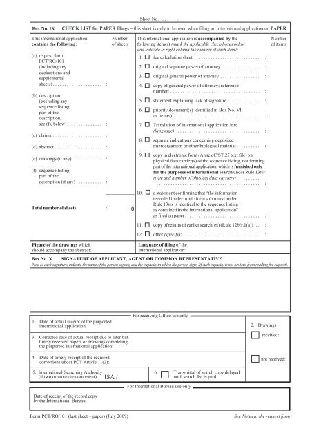 Sheet No. . . . . . . . B