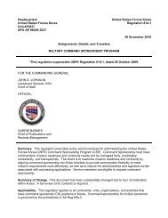 8th Army Policy Letter #46 - Command Sponsorship ... - Eighth Army