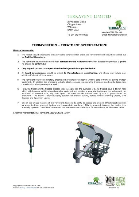 TERRAVENT LIMITED - Arbtalk