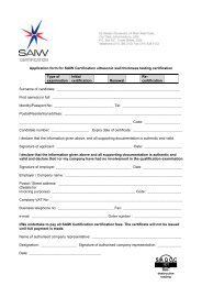NDT Logbook - SAIW