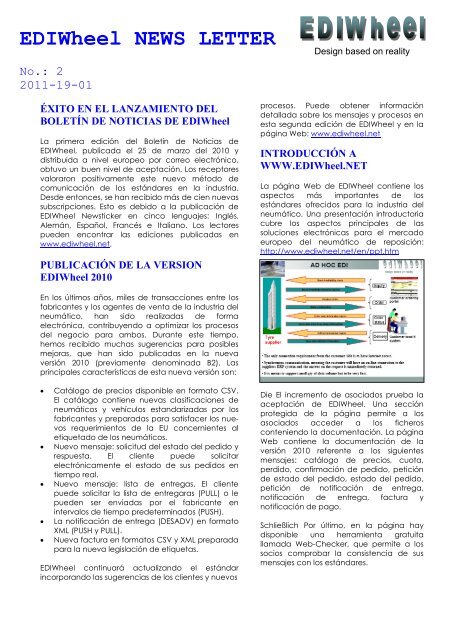 EDIWheel NEWS LETTER