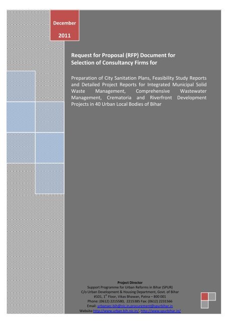 Request for Proposal (RFP) Document for