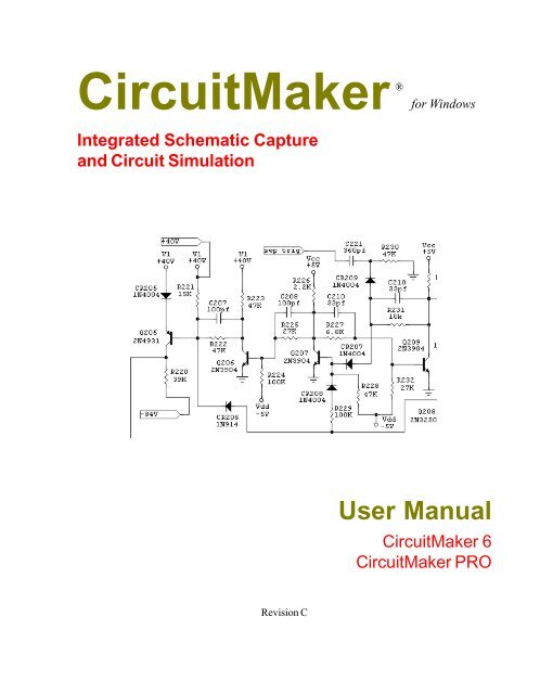CircuitMaker Integrated Schematic Capture and Circuit Simulation ...