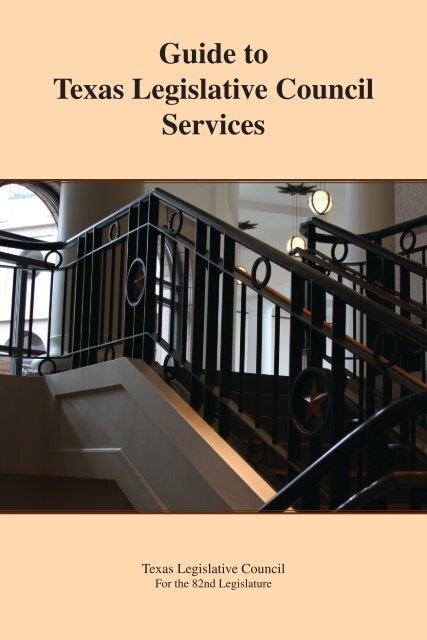 Guide to Texas Legislative Council Services