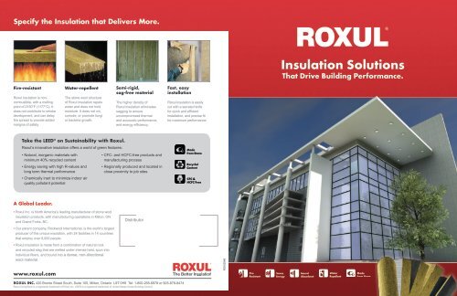 Commercial Products Overview Brochure - TLP Insulation