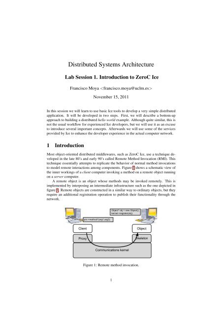 Distributed Systems Architecture