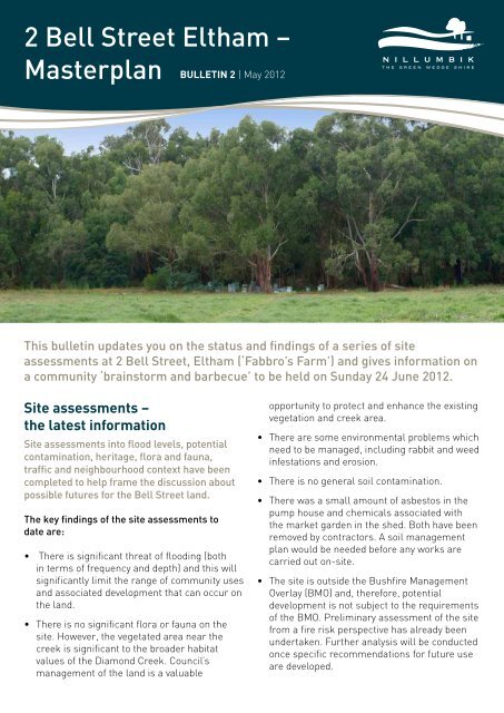 Bulletin 2 - Nillumbik Shire Council