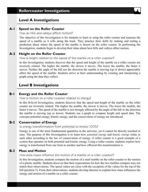 Sample Investigation - CPO Science
