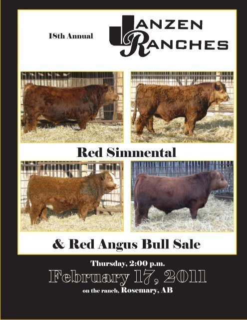 Janzen Ranches Bull Sale - Transcon Livestock Corporation