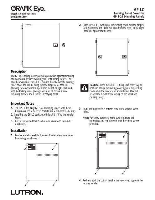 GP LC Locking Covers